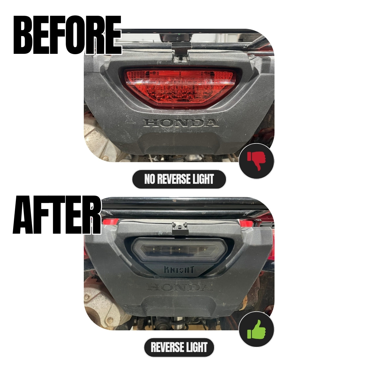 Honda Tail Light with Reverse – Knight ATV