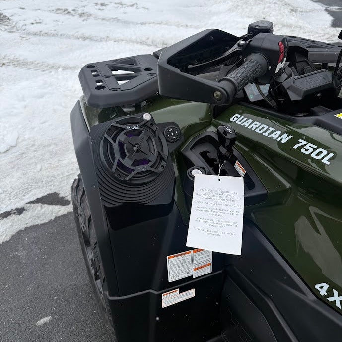 2024+ Hisun Guardian Custom Fit Waterproof Fender Speaker Pods – Knight ATV